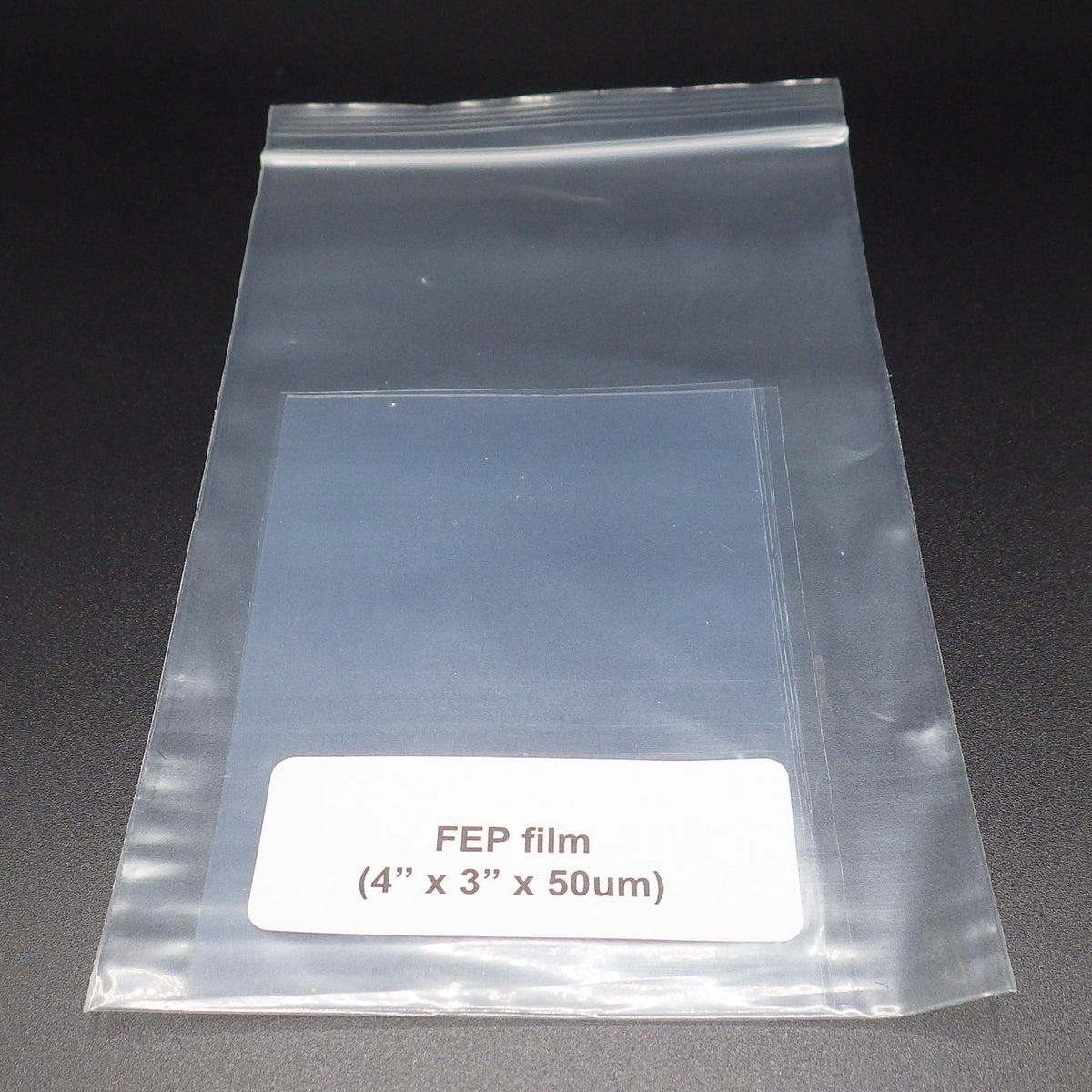 FEP film (4" x 3" x 50um) for MonoPrinter regular vat (56 x 35mm ...